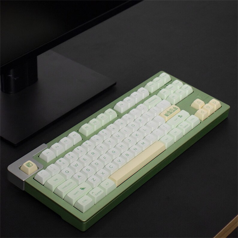Green Plant Keycaps-142pcs Light Green Keycap Set Xda - Etsy
