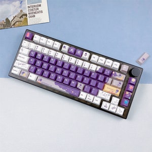 Space Exploring Theme Key Caps, 138pcs, Astronaut Key Caps, Cute Key ...