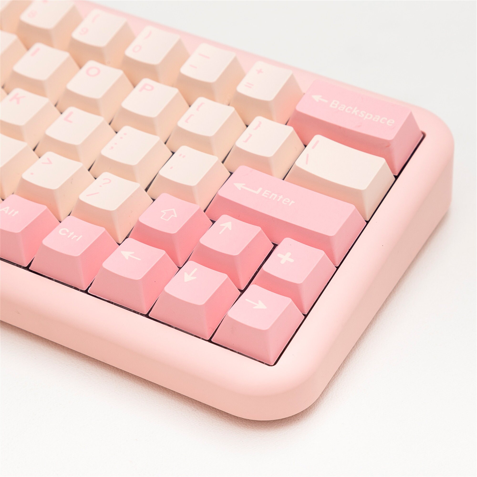 173pcs Light Pink Gradient Keycaps Cherry Keycap Set Pastel - Etsy