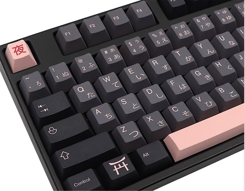136pcssakura Night Theme Keycaps Fuji Mountain Keycaps - Etsy