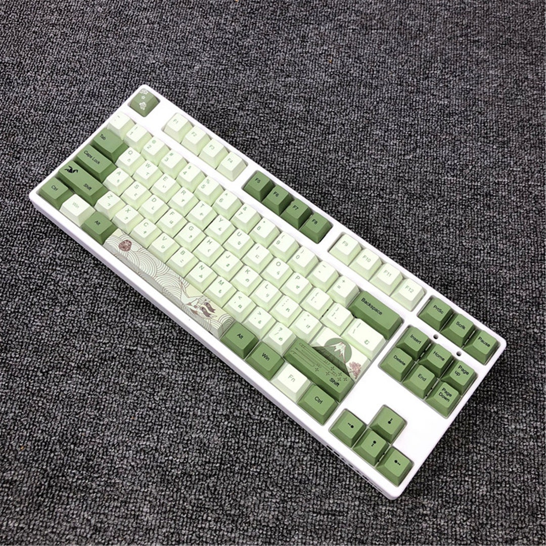 Matcha MINT Keycaps-127 PCS Cherry Keycap Set Good Shading - Etsy