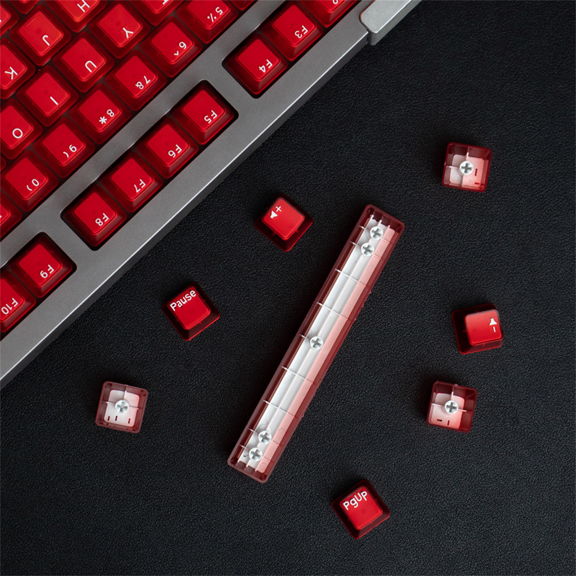 Translucent Red Keycap Set-132pcs Red Keycaps Set OEM Keycap - Etsy