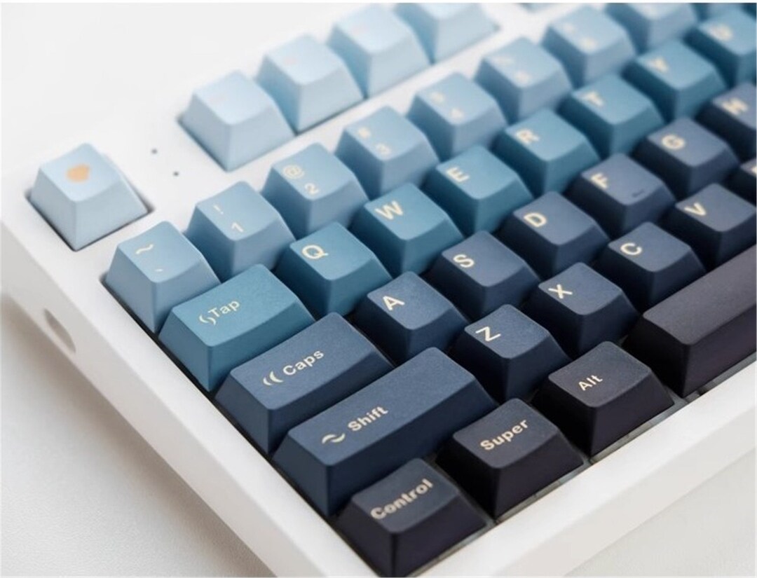 Moonrise Keycap Small Complete Set, Blue Keycaps Set, 129PCS Cherry ...