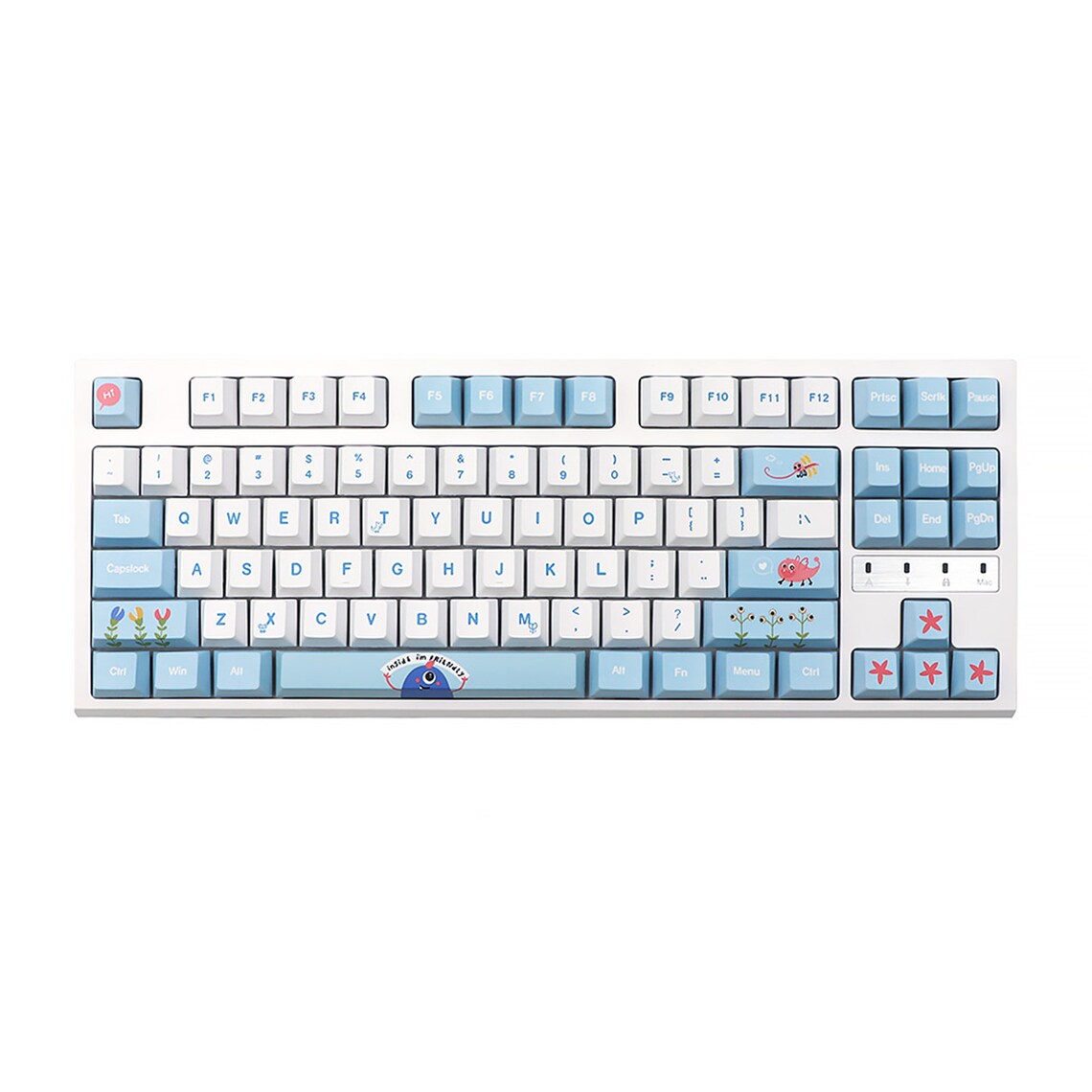 Ocean Theme Keycap Set Light Blue Keycaps Cherry Profile Key - Etsy