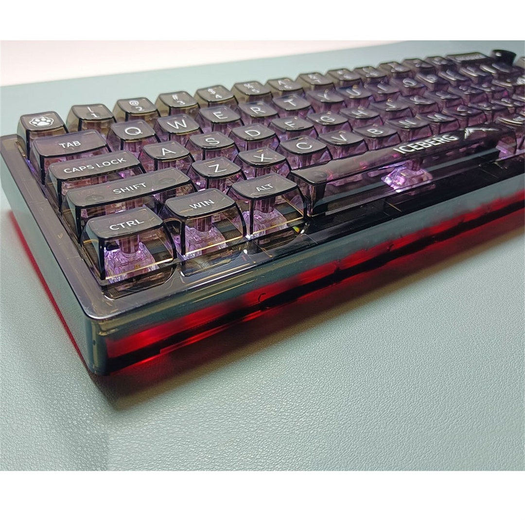 Black Transparent Keycaps Black Keycaps PC Crystal Keycap - Etsy Australia