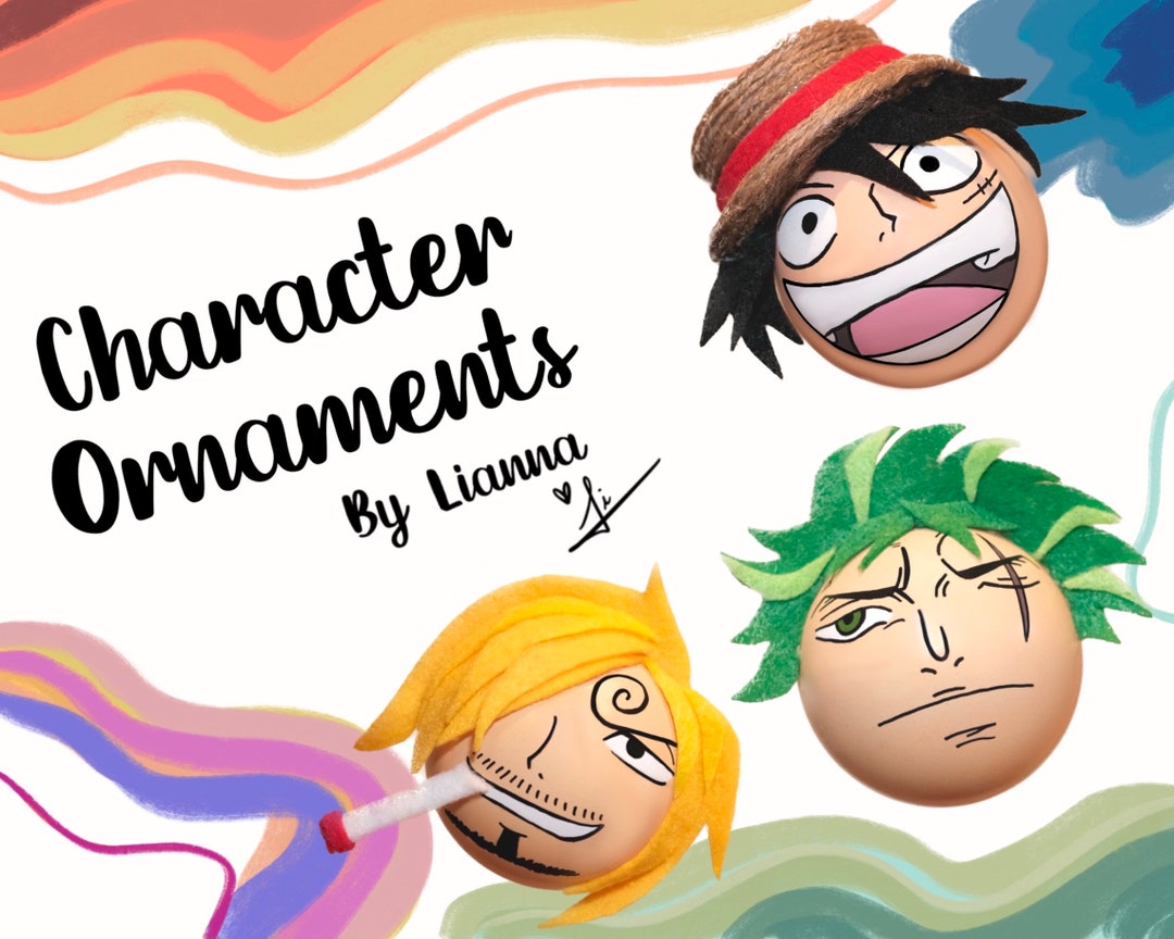 One Piece Christmas Ornaments - Etsy