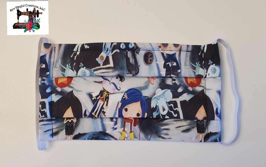 Coraline Inspired Face Mask - Etsy