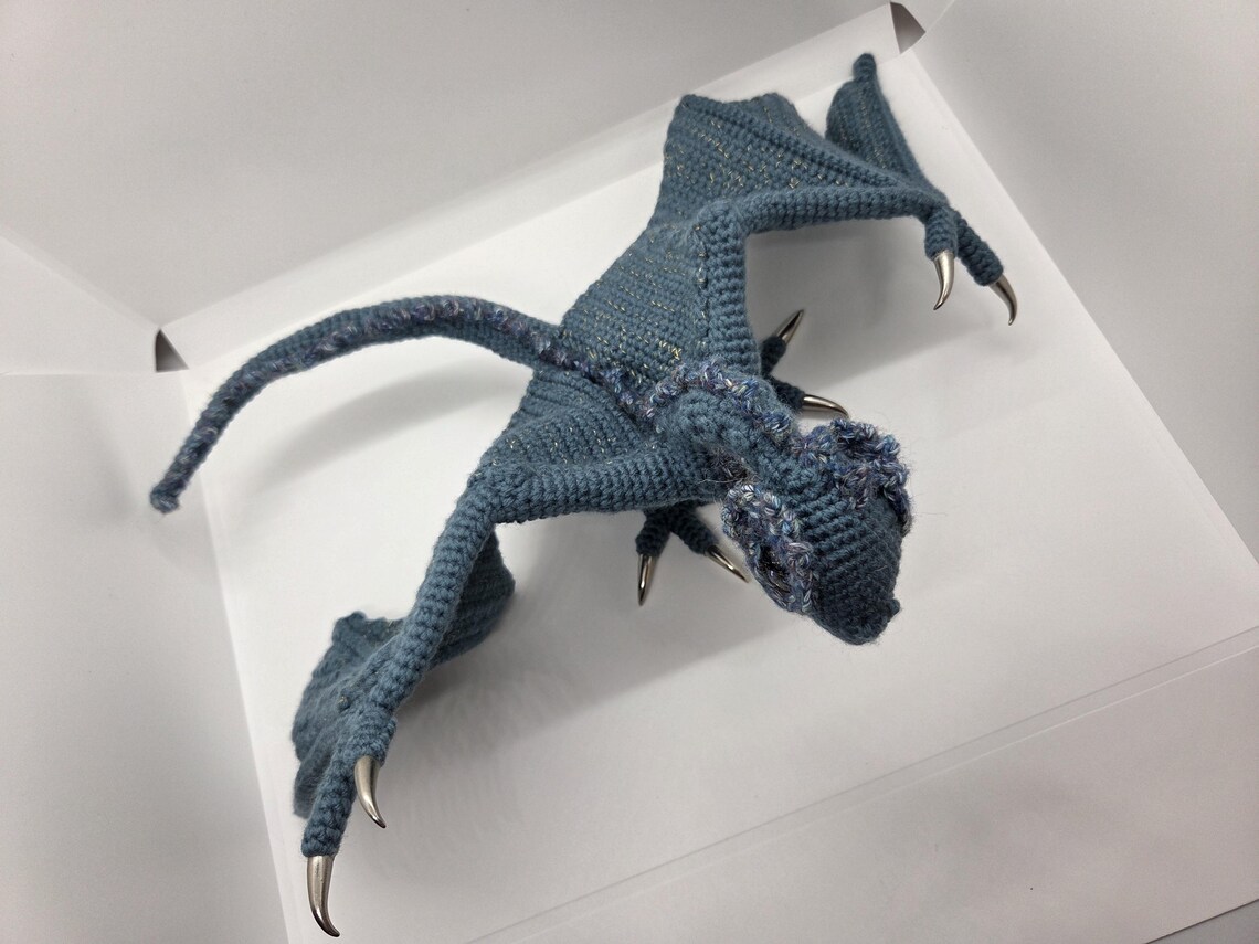 Large Crochet Wyvern - Westley - Etsy