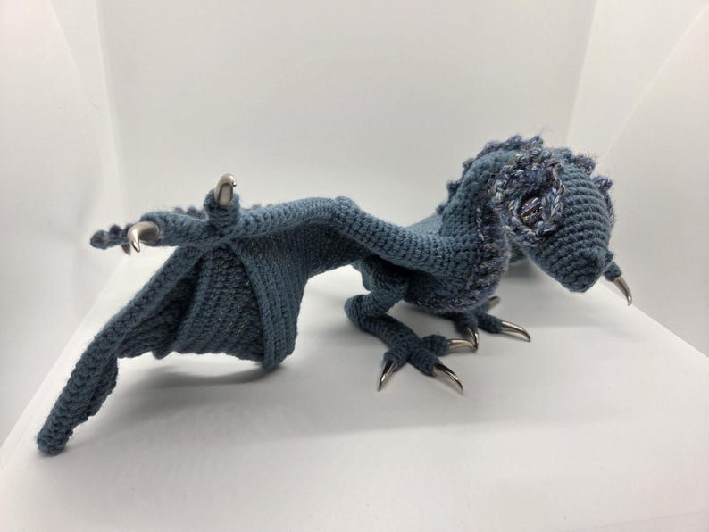 Large Crochet Wyvern - Westley - Etsy