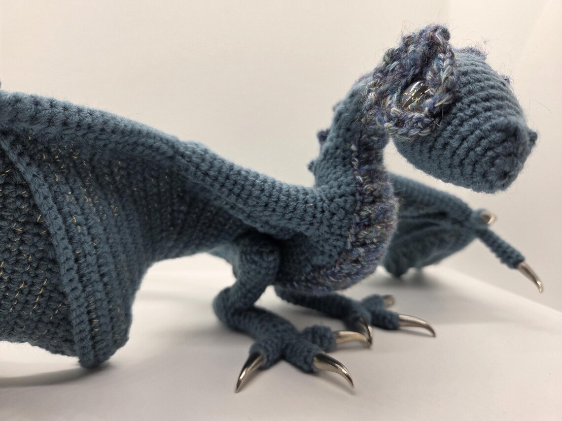 Large Crochet Wyvern - Westley - Etsy