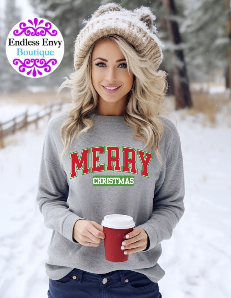 Merry Christmas Varsity PNG, Merry Christmas Varsity SVG, Merry ...