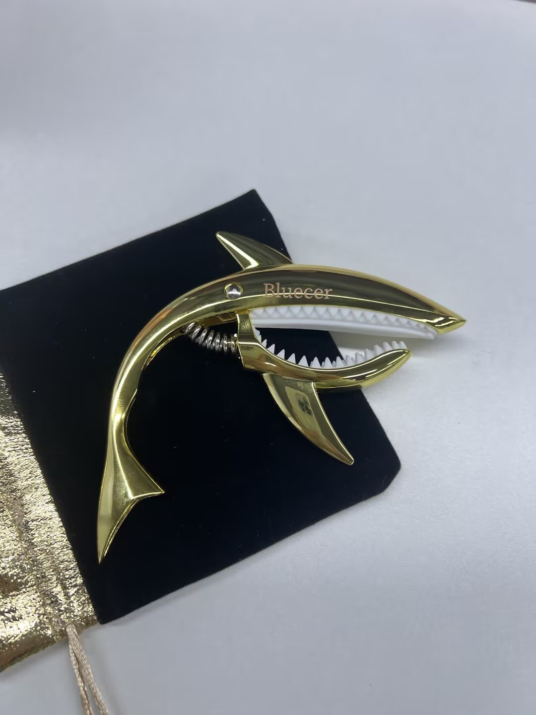 Personalized Shark Guitar Capo, Custom Engraved Metal Capos, Custom ...