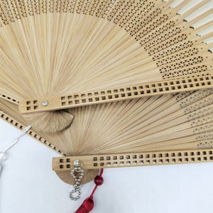 Chinese Bamboo Fan, Minimalism Folding Hand Held Fan, Party Favors ...