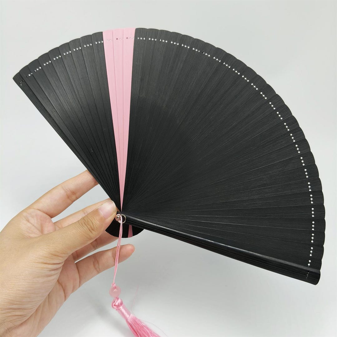 Minimalism Bamboo Ribs Fan, Folding Fan Handheld Fan, Mini Hand Fan ...
