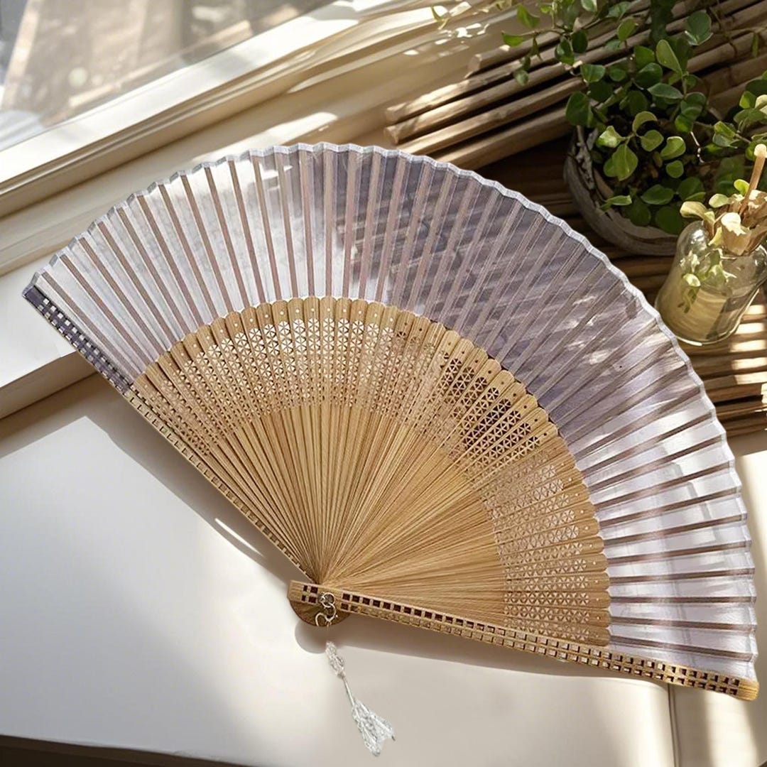 Portable Folding Fans, Wedding Hand Fan, Summer Prom Fan, Party Favors ...