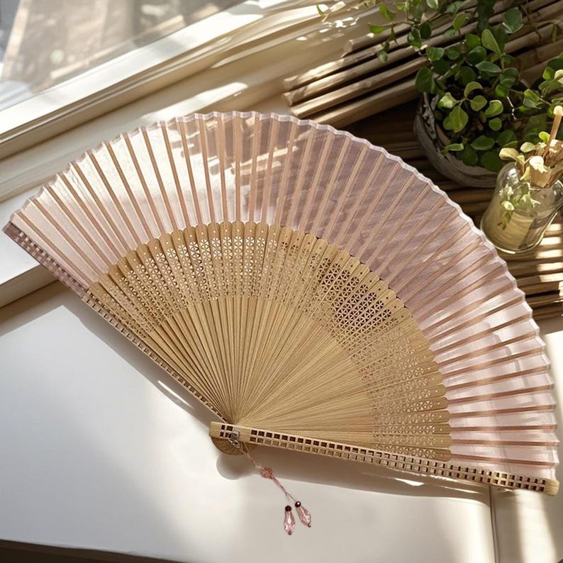 Portable Folding Fans, Wedding Hand Fan, Summer Prom Fan, Party Favors ...