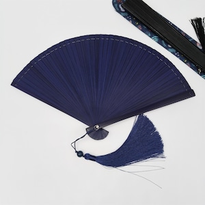 Elegant Minimalism Bamboo Fan, Vintage Green Folding Fan, Antiquity ...