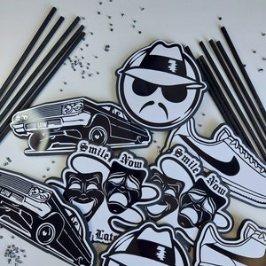 CENTERPIECES Lowrider, Cholo Centerpieces, Lowrider Theme Party, Cholo ...