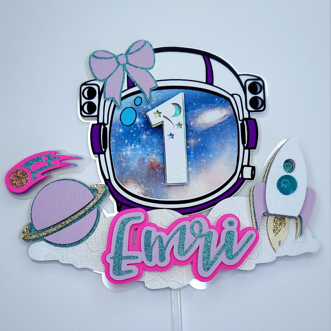 Two the Moon Cake Topper, Space Cake Topper, Rocket Ship Cake Topper ...