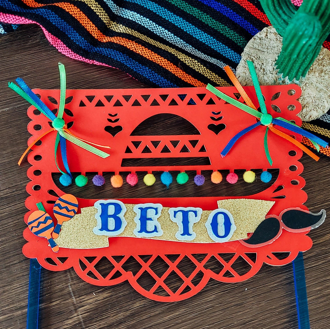 Boy Fiesta Cake Topper 5 De Mayo Mexican Cake Topper Cinco - Etsy