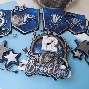 Night Sky Galaxy, Space Cake Topper, Galaxy Cake Topper, Outer Space ...