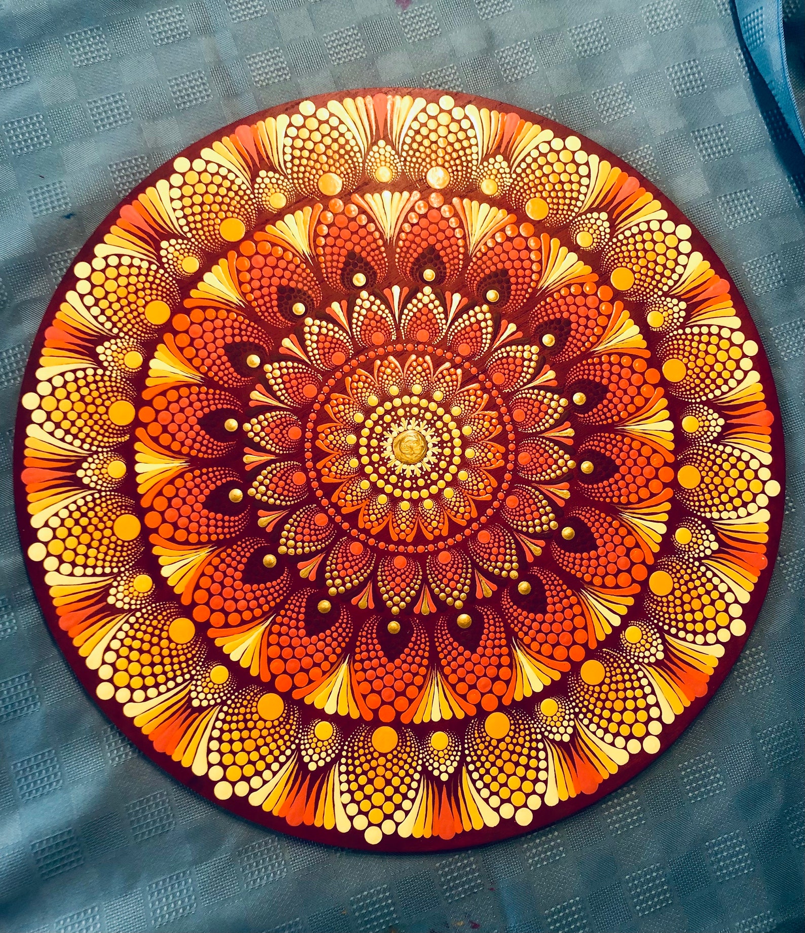 18" Dot Mandala Wall Hanging - Etsy