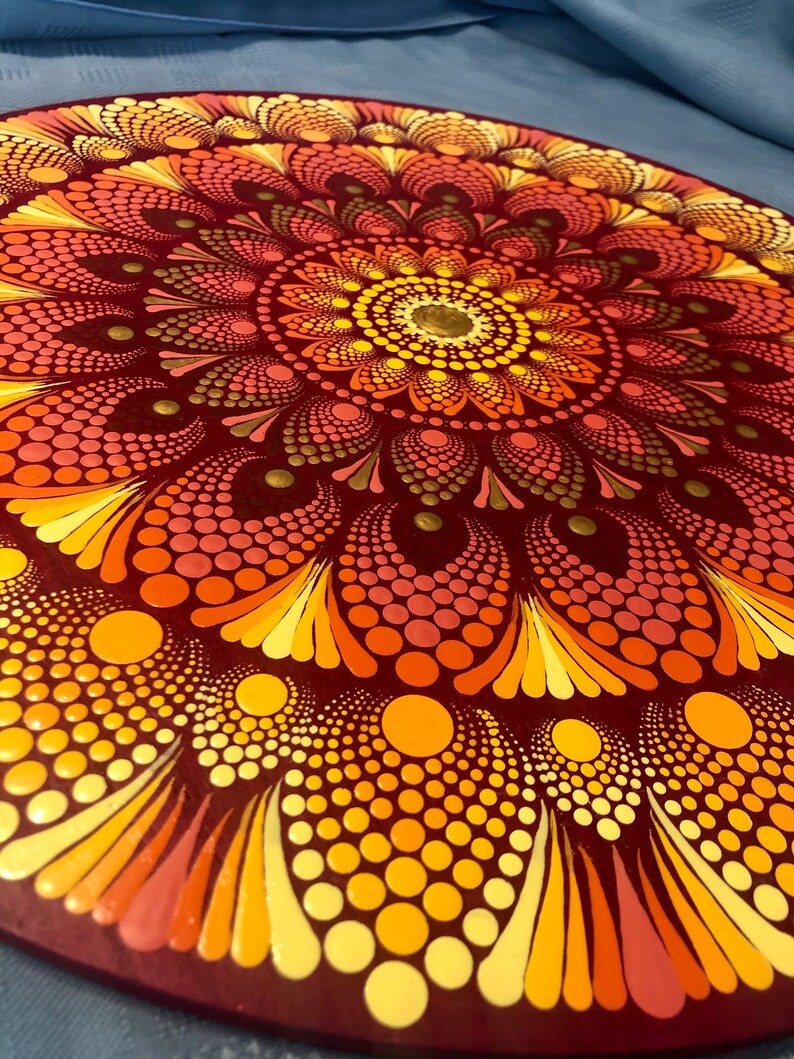 18" Dot Mandala Wall Hanging - Etsy