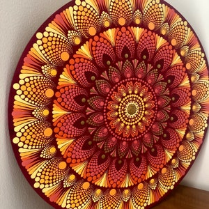 18" Dot Mandala Wall Hanging - Etsy