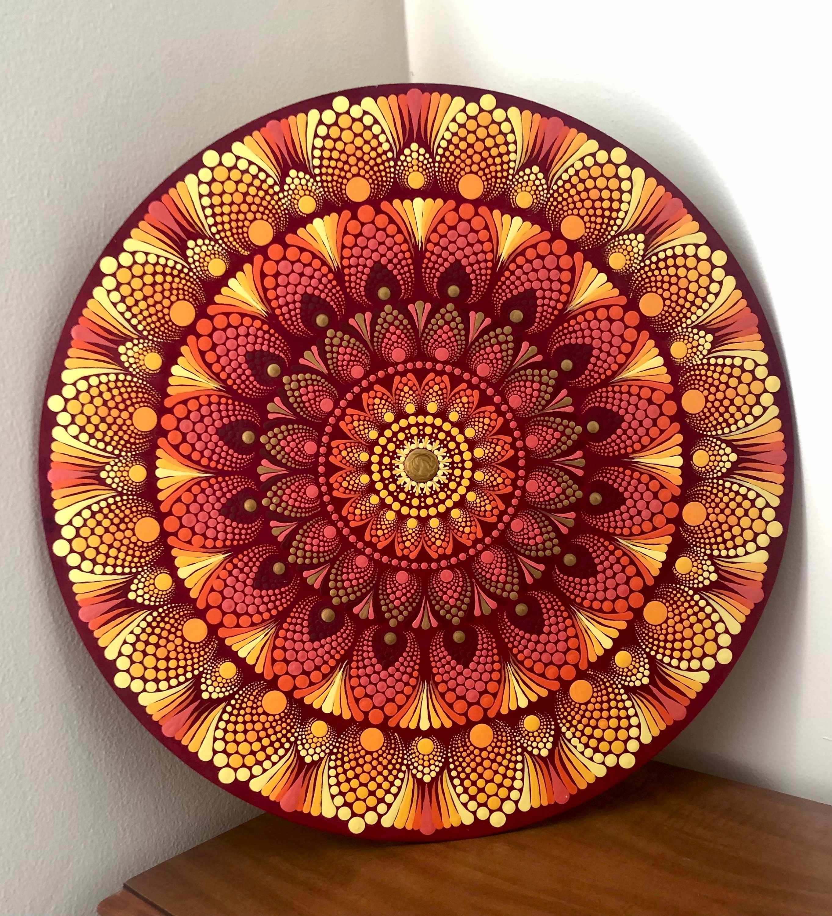18" Dot Mandala Wall Hanging - Etsy