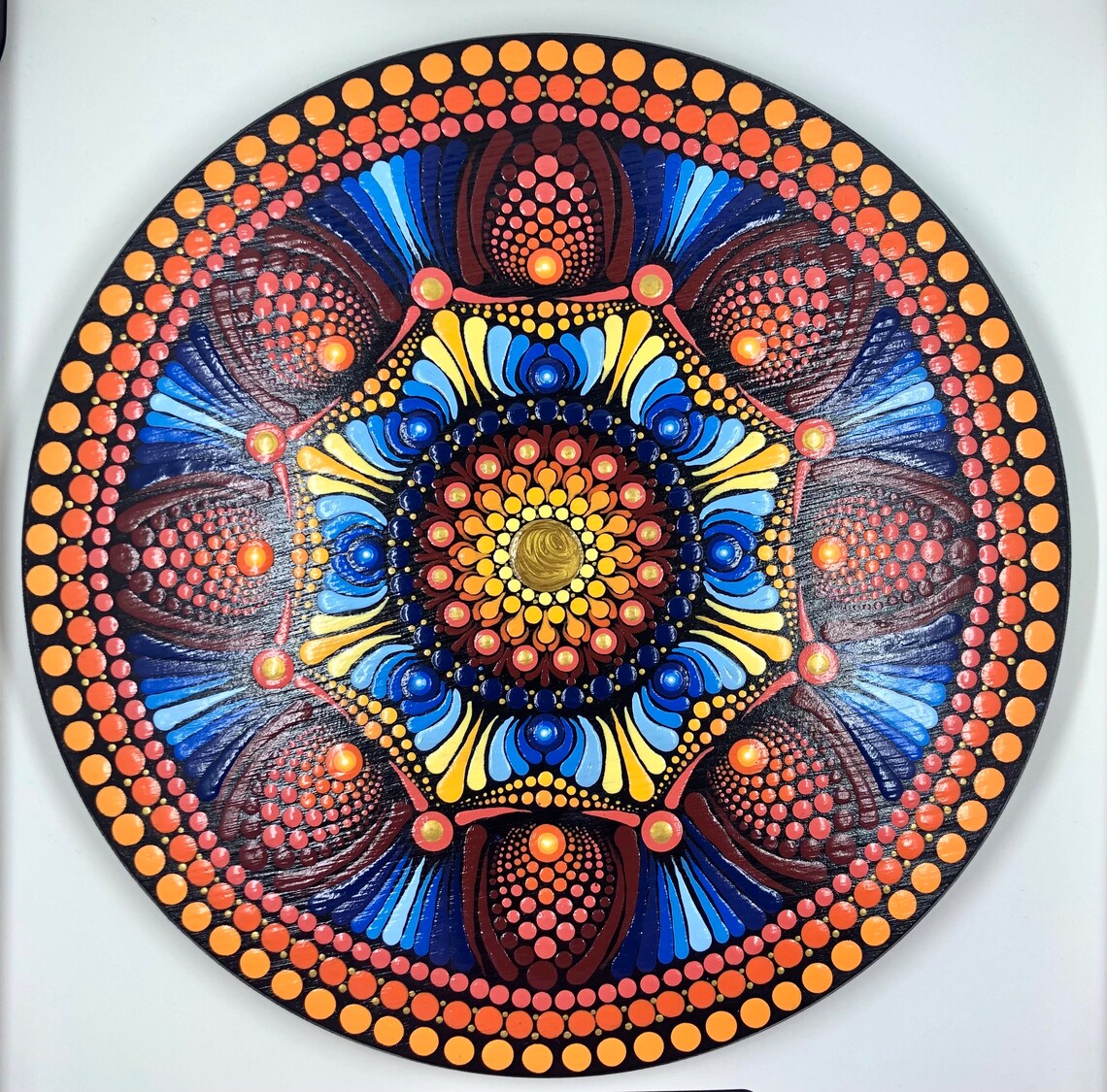 12 Dot Mandala Wall Hanging - Etsy