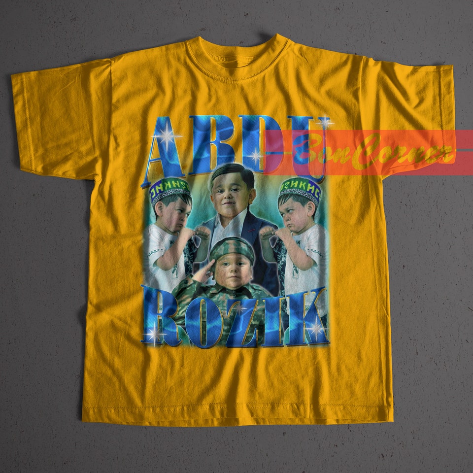 ABDU ROZIK Shirt, Abdu Rozik Borgir Burger Meme Shirt | Hasbulla Abdu ...
