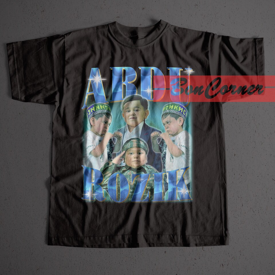 ABDU ROZIK Shirt, Abdu Rozik Borgir Burger Meme Shirt | Hasbulla Abdu ...
