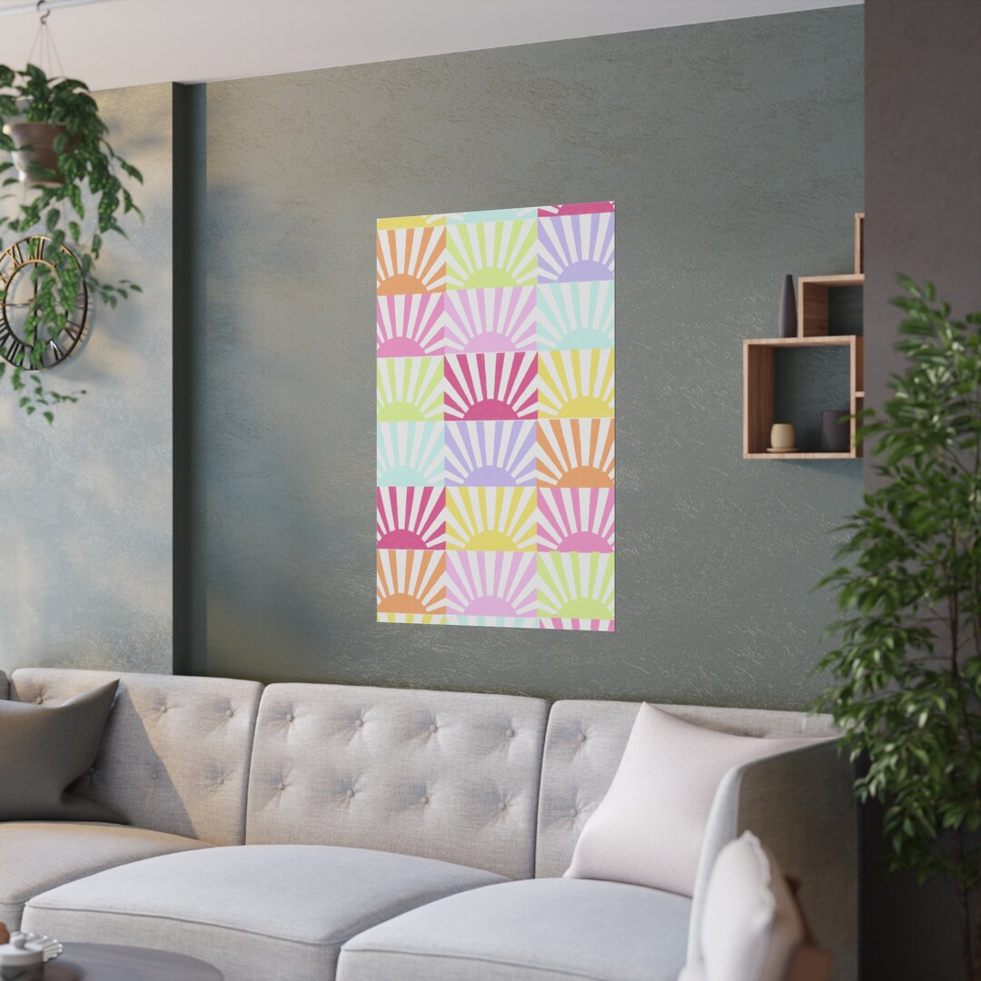 Sunburst Satin Posters (210gsm) - Etsy
