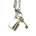 Padlock and Key Sterling Silver Design Necklace - Etsy