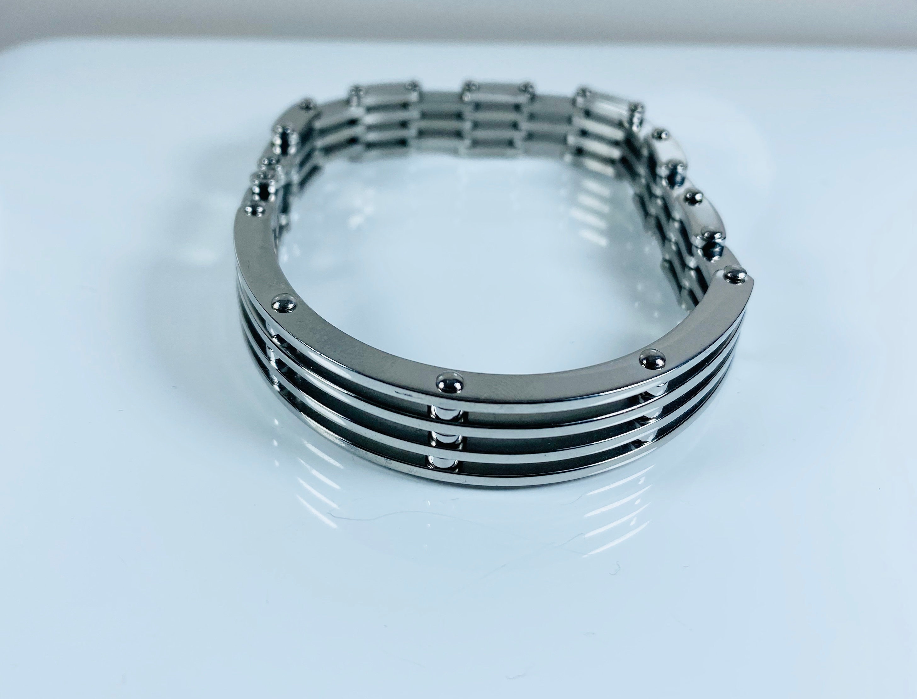 Men's Stainless Steel Bangle/bracelet - Etsy UK