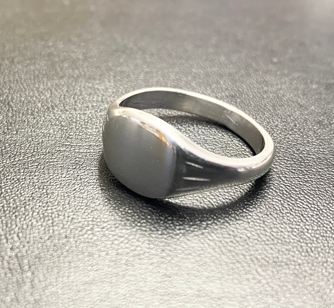 Sterling Silver Signet Ring - Etsy UK