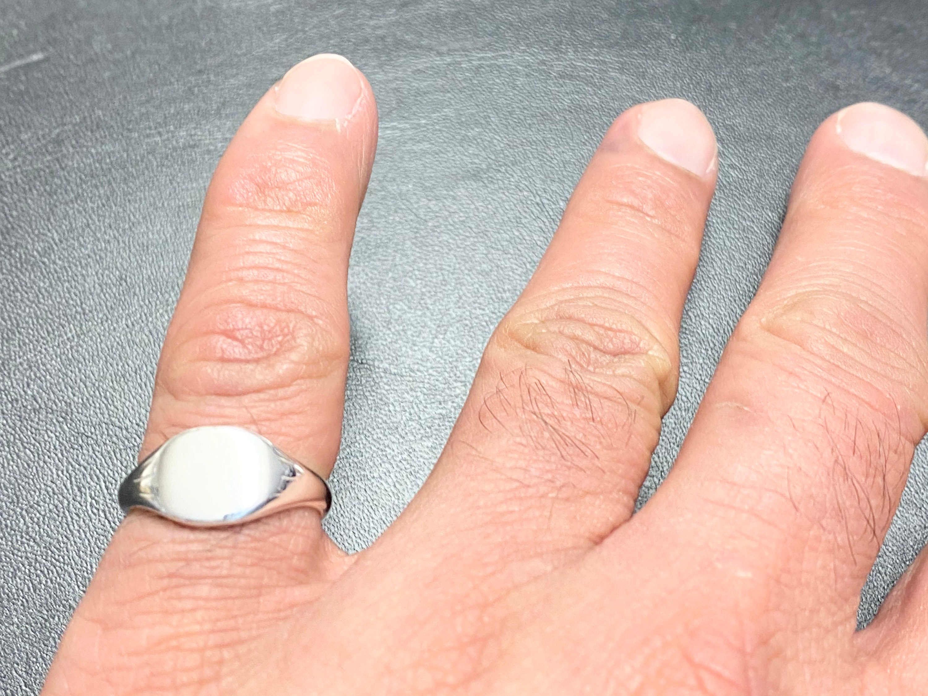 Sterling Silver Signet Ring With Engraving. - Etsy UK