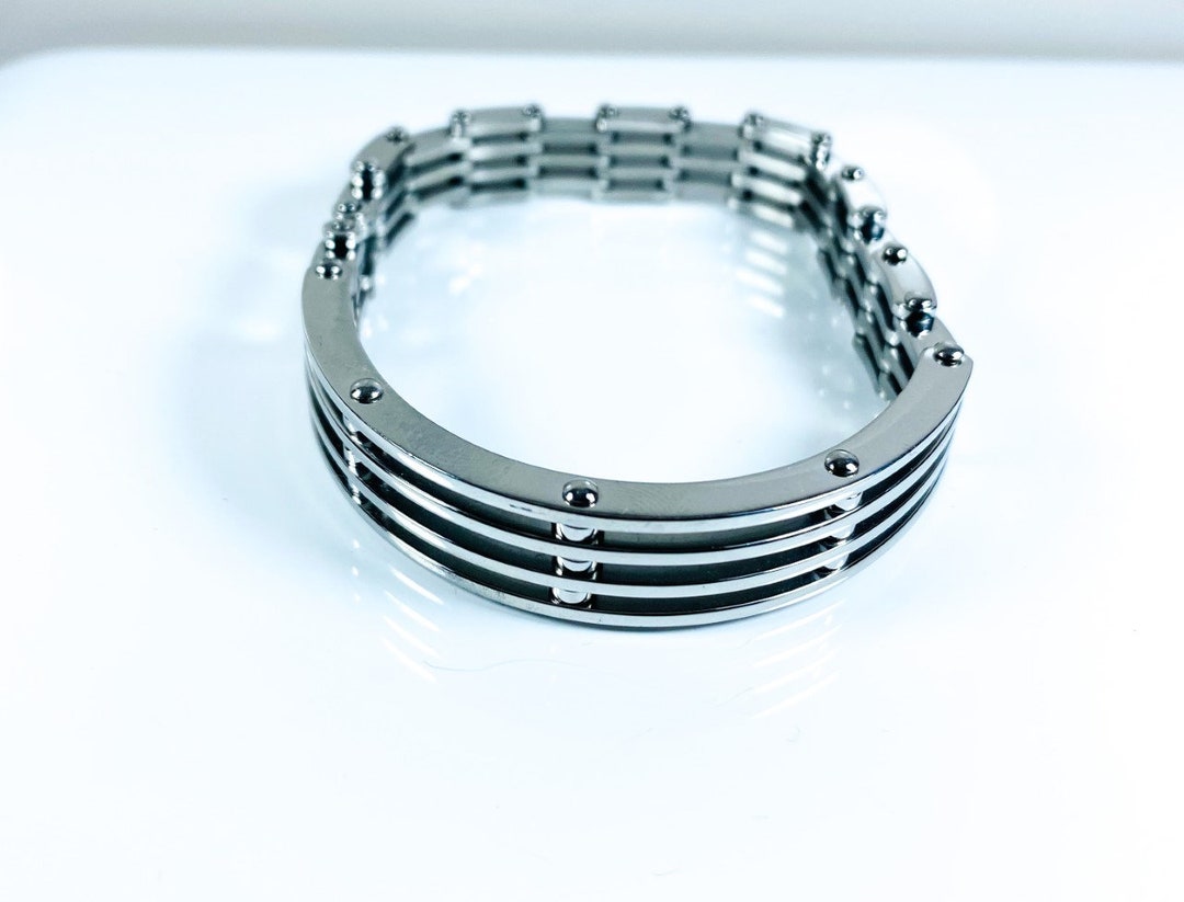 Men's Stainless Steel Bangle/bracelet - Etsy UK