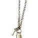 Padlock and Key Sterling Silver Design Necklace - Etsy