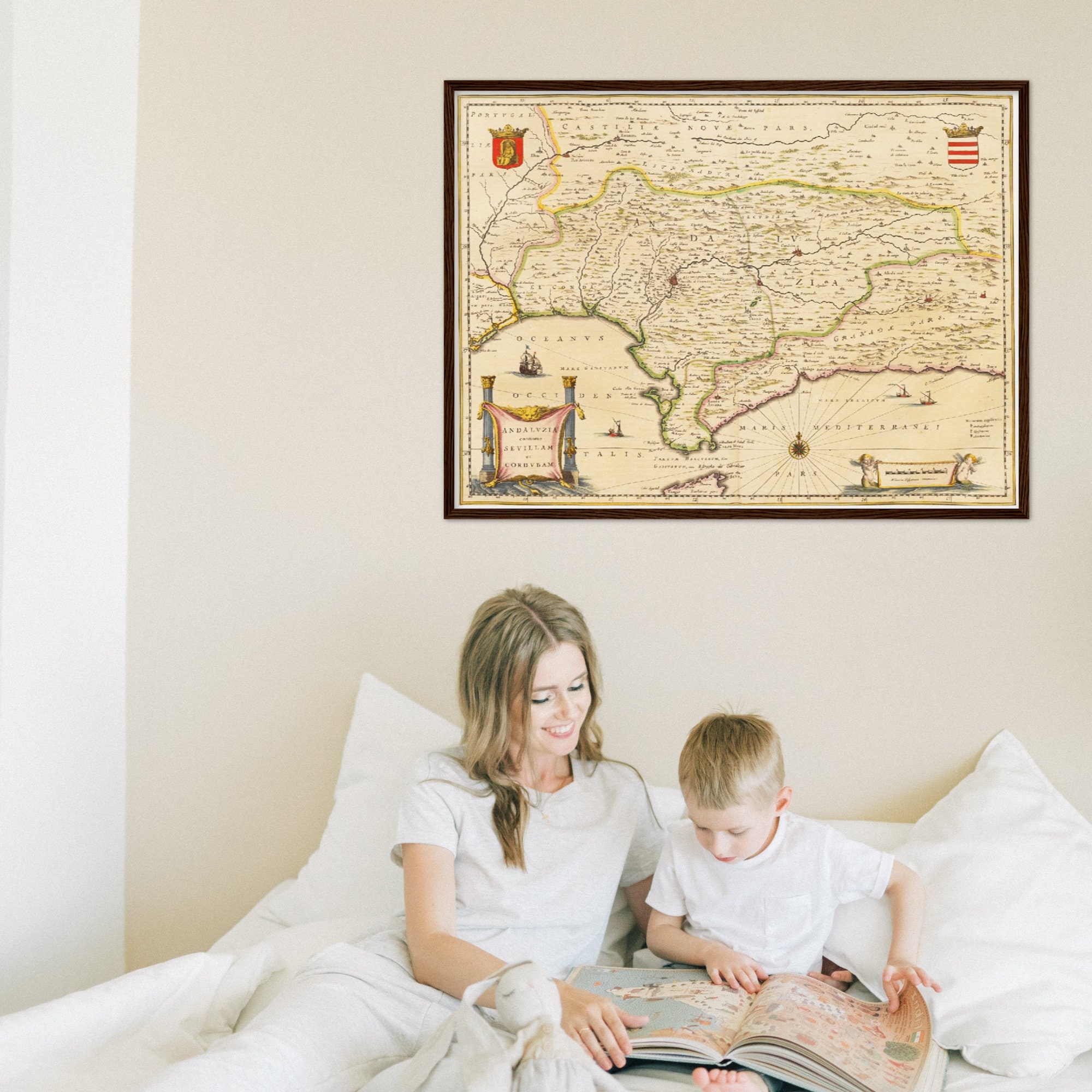 Historical Maps of Andalusia Around 1635 - Etsy
