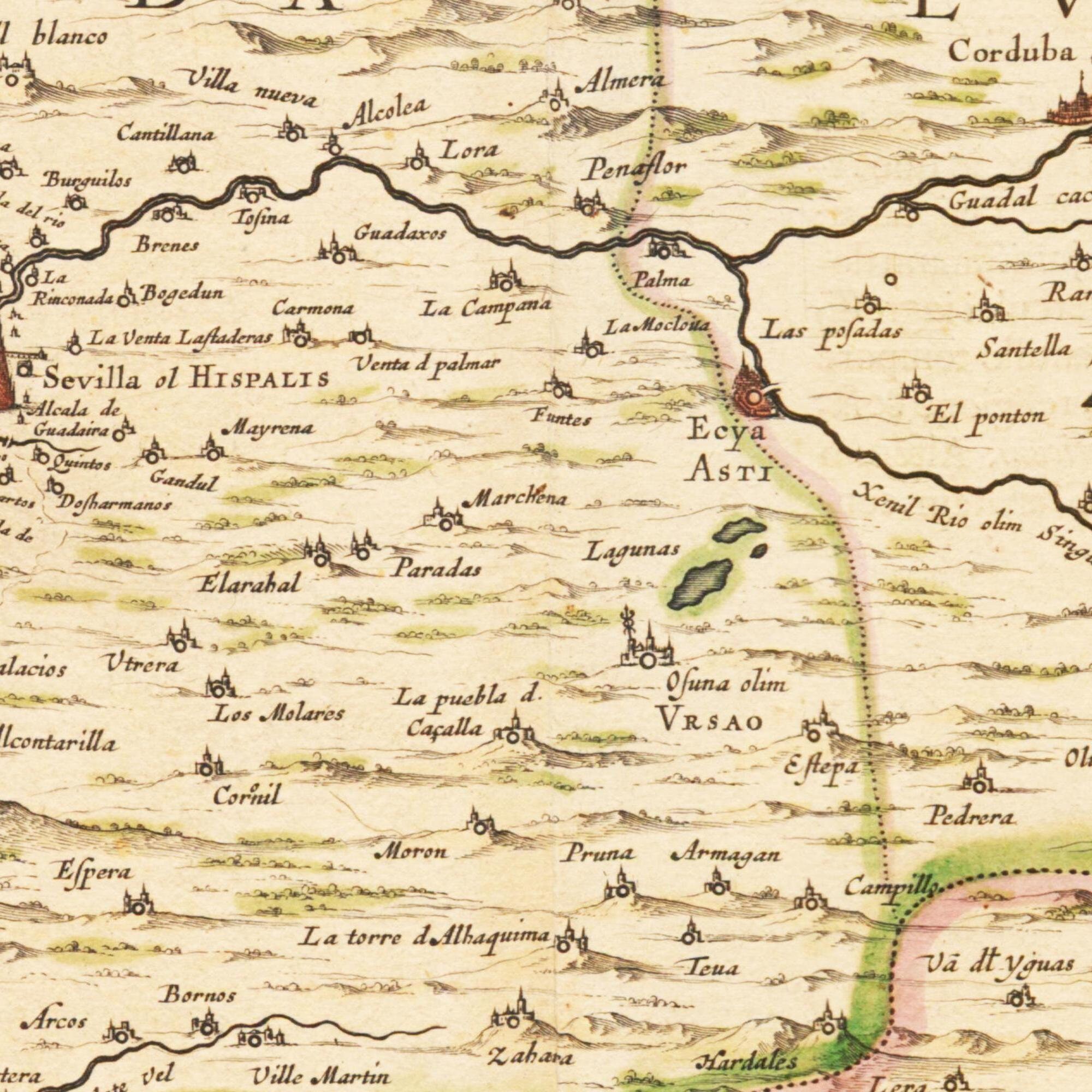 Historical Maps of Andalusia Around 1635 - Etsy