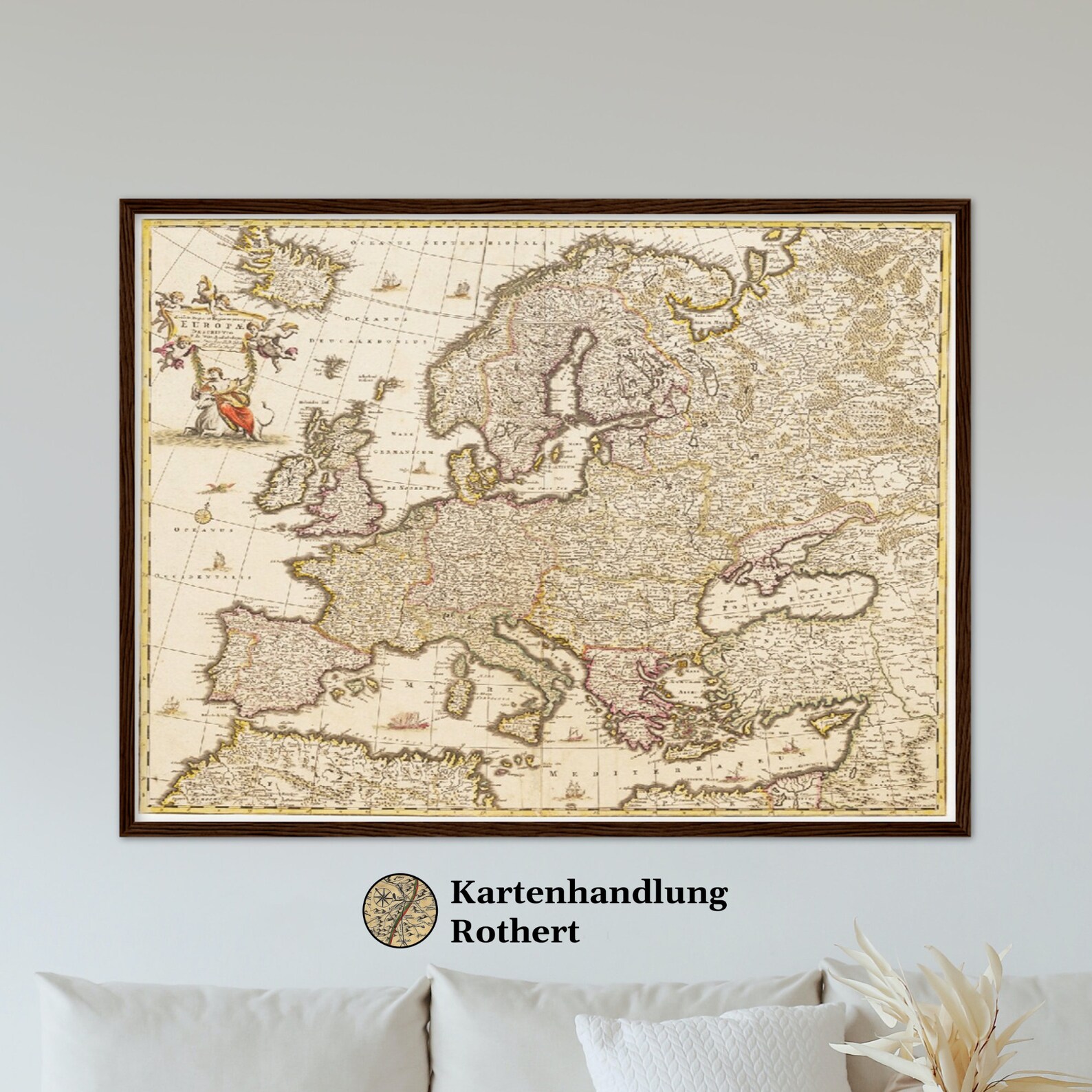 Historical Map of Europe Around 1698 - Etsy Canada