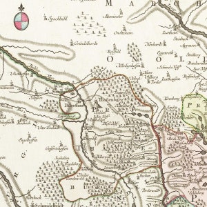 Historical Map of Ellwangen Around 1750 - Etsy