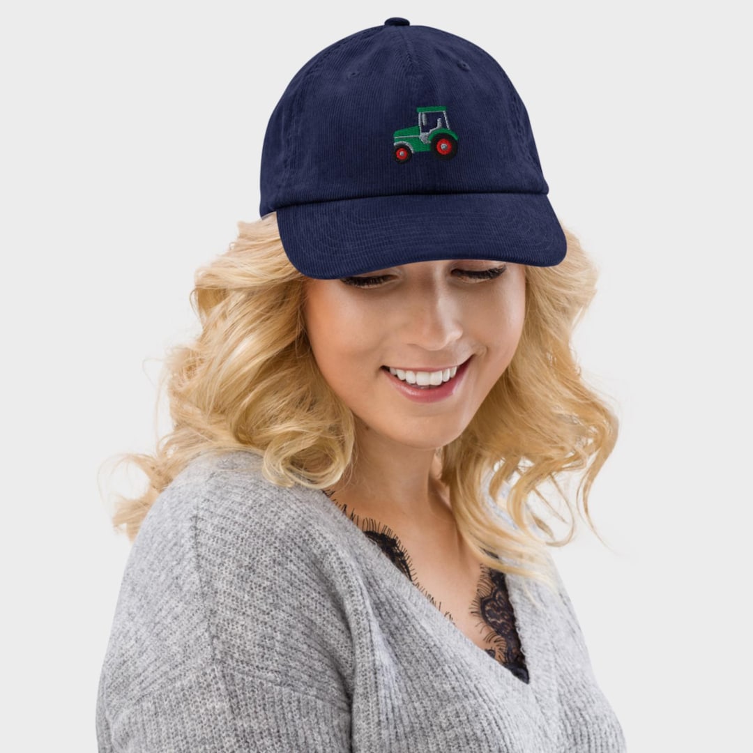Cord Cap With Tractor Embroidery – Fendt, John Deere, Deutz, Claas, New ...