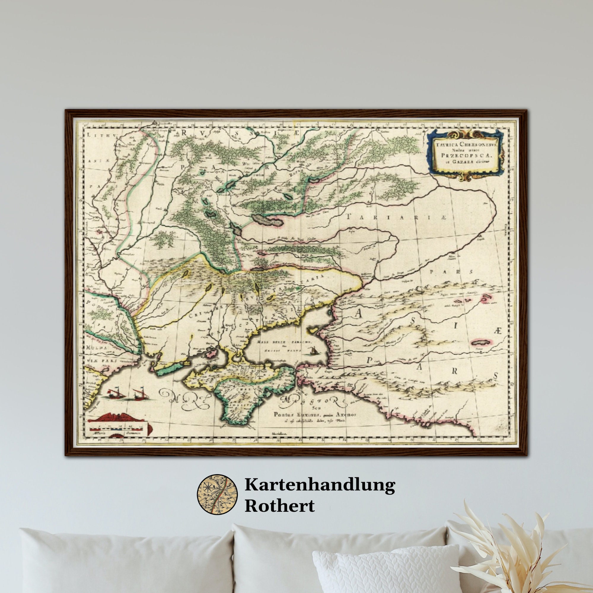 Historical Map of Ukraine From 1647 High Quality Print - Etsy