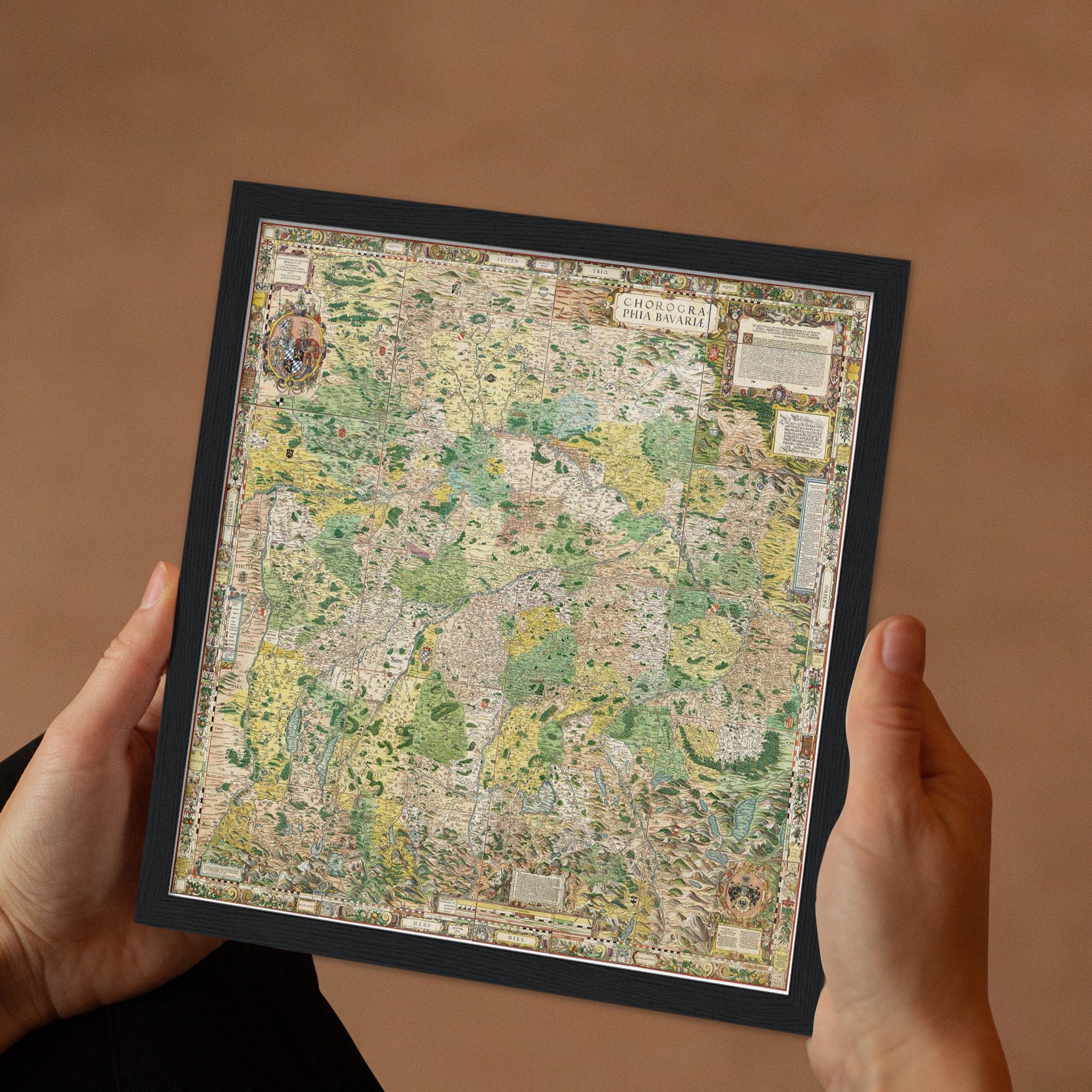 Historical Map of Bavaria Around 1568 - Etsy