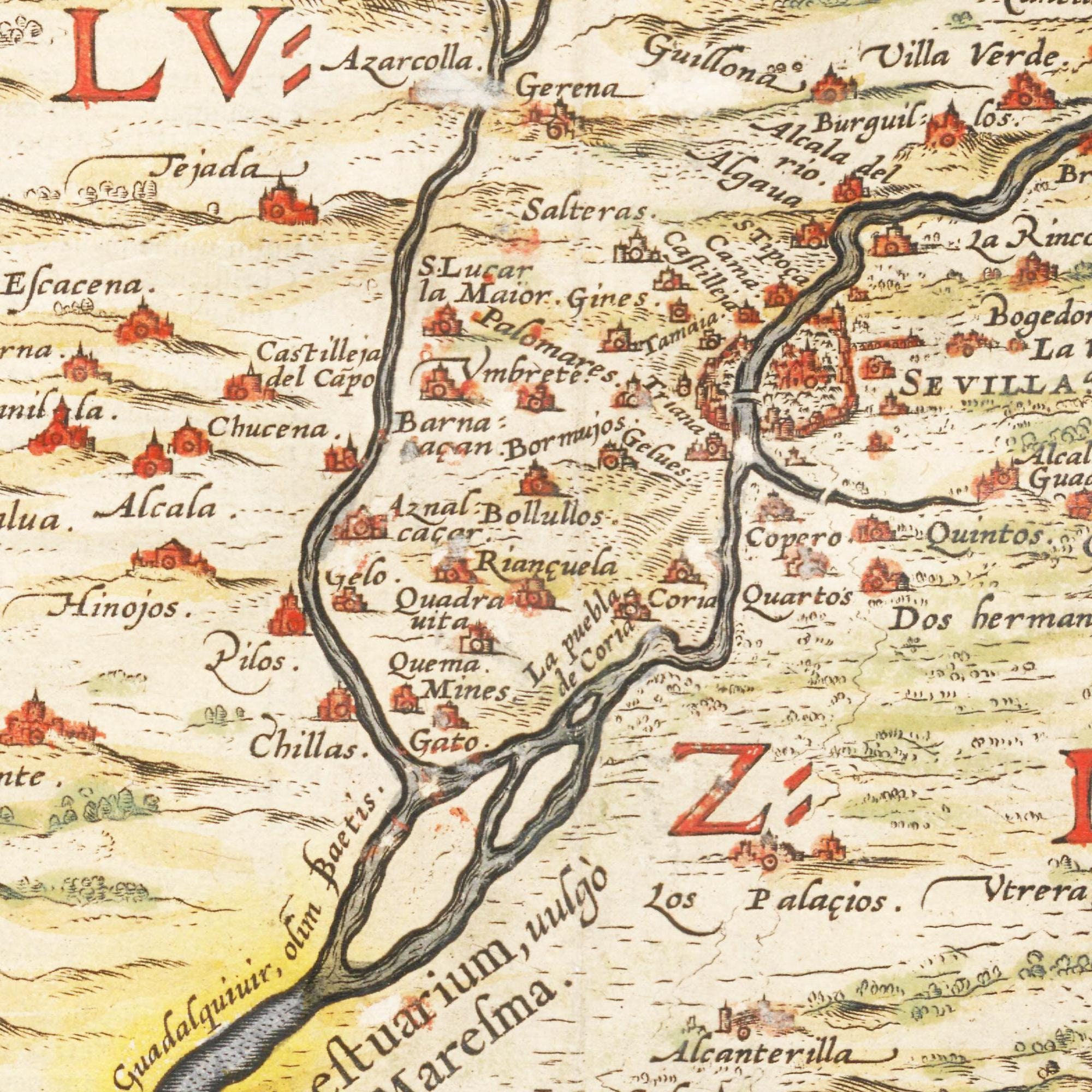 Historical Maps of Andalusia Around 1609 - Etsy