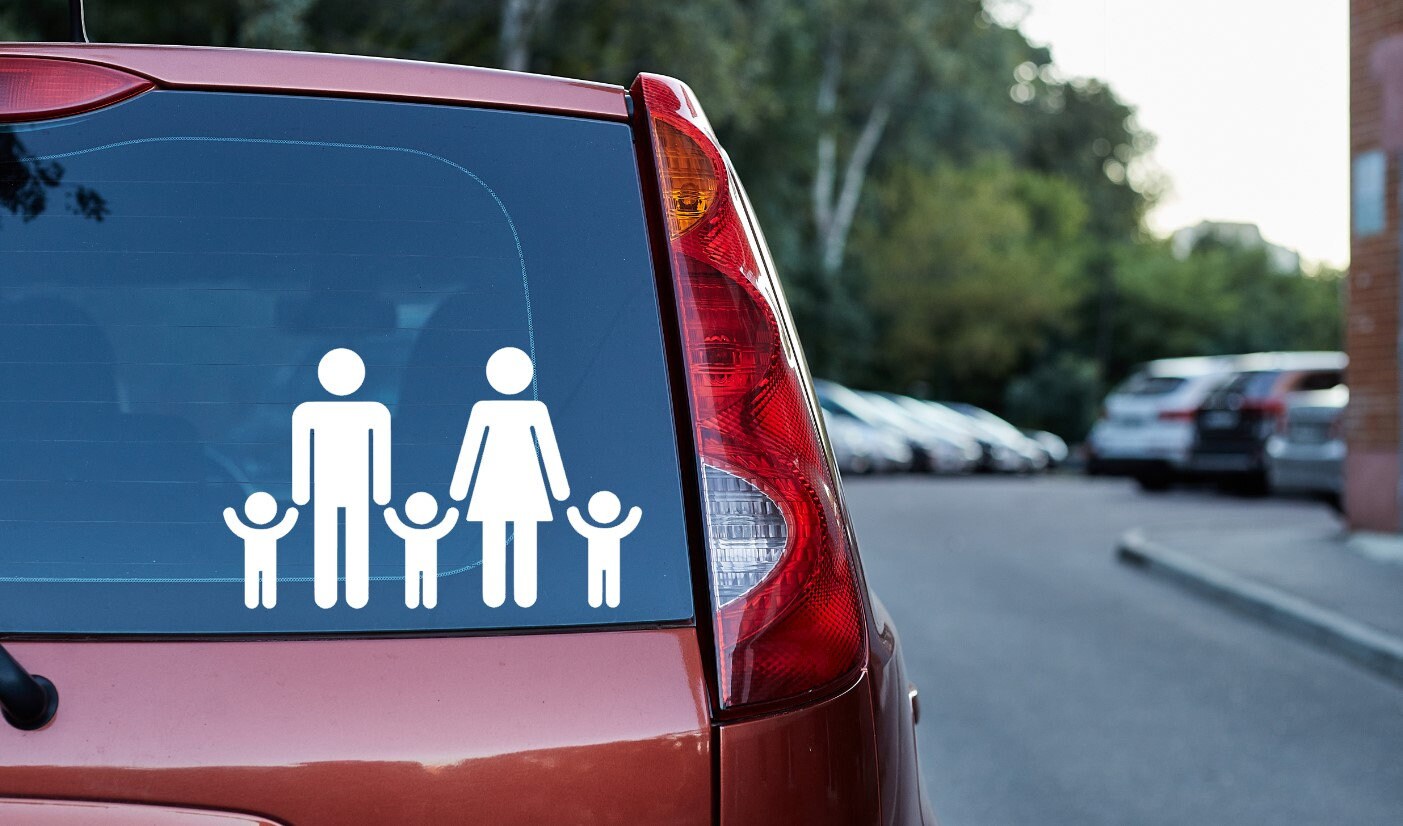 Family Stickers Car Window Decal Free Shipping Family Decals - Etsy