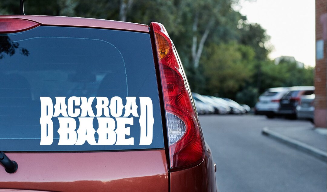 Backroad Babe Car Decal Free Shipping Vinyl Decal Custom Decal Car ...