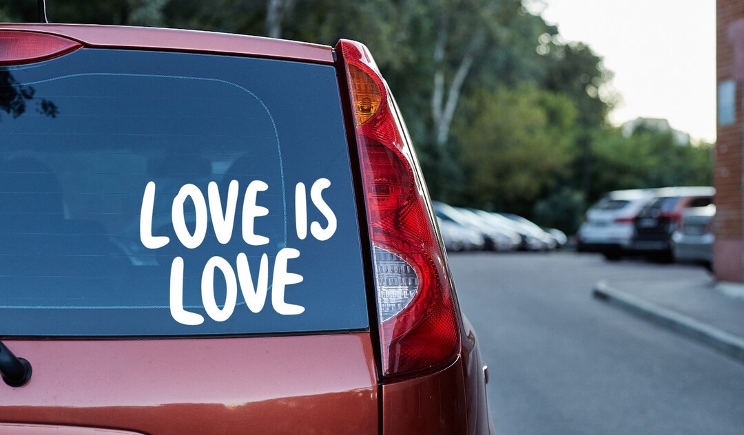Love is Love Decal Free Shipping Vinyl Decal Custom Decal Car Sticker ...